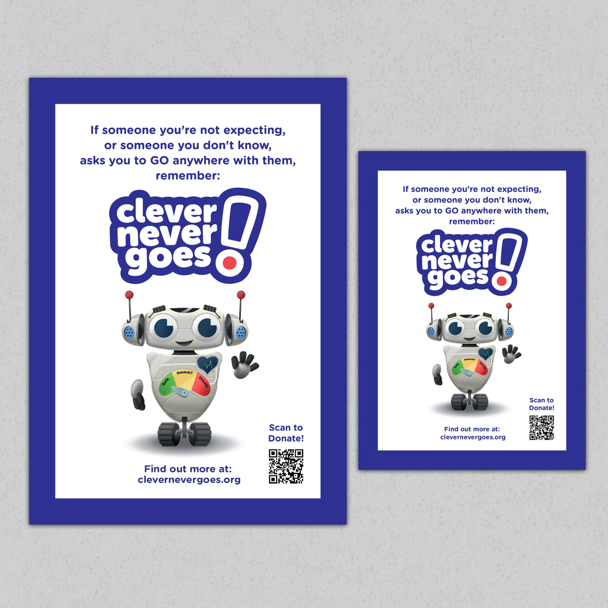 A3 and A4 Posters Pack – Clever Never Goes