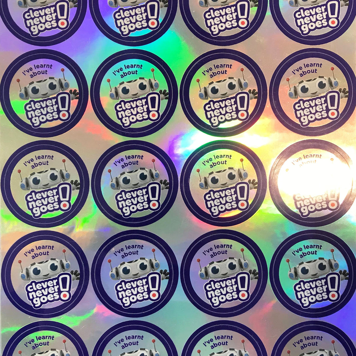 Metallic Achievement Stickers – Clever Never Goes